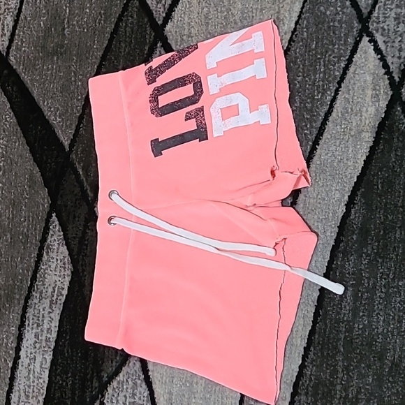 PINK Victoria's Secret | Shorts | Vintage Vs Pink Love Pink Logo 21 ...